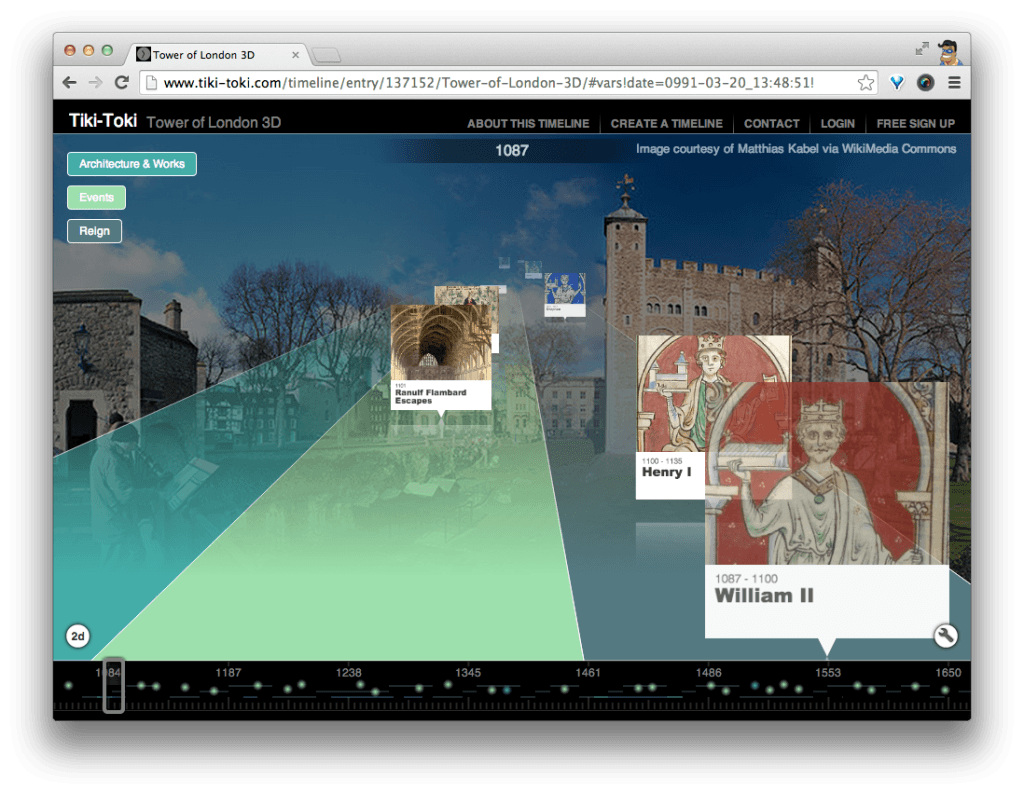 Tiki-Toki – инструмент для создания интерактивных таймлайнов